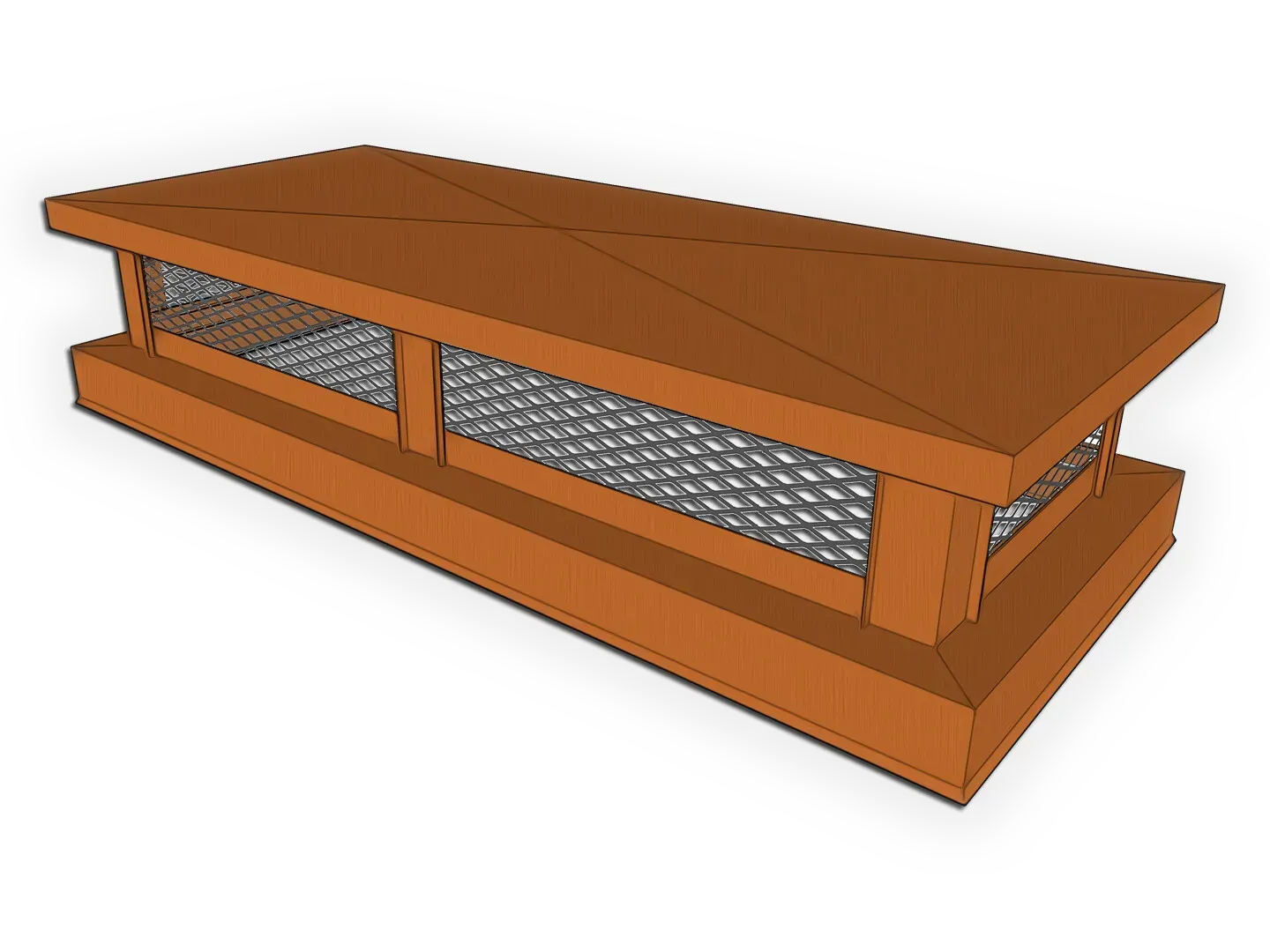 Basic Multi Flue Chimney Cap | KM Sheet Metal